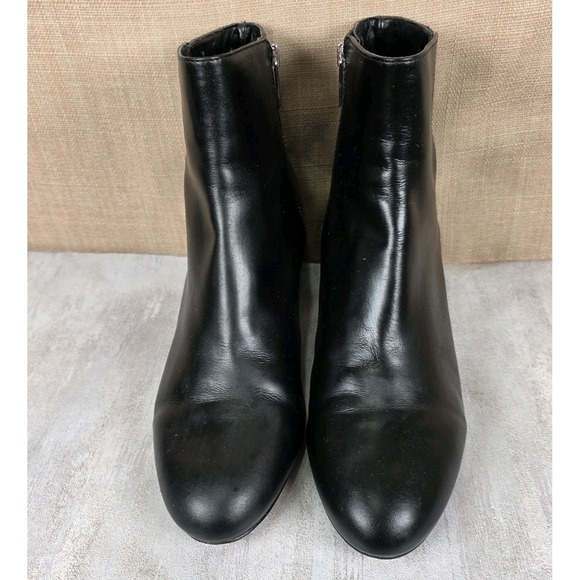 Michael Kors | Shoes | Michael Kors Sabrina Mk Logo Chain Heel Black ...
